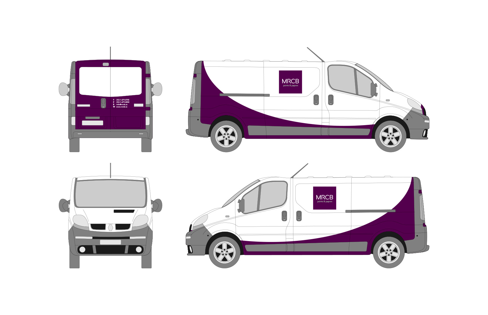 Website and identity for MRCB Paints and Paper