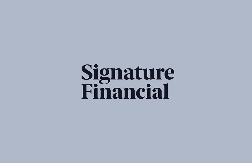 Brand development and website for Signature Financial